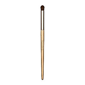 Clarins Eyeshadow Brush | Dense, Rounded Brush For Shaping and Smudging | Blends Cream and Powder Formulas | Smudges Eyeliner | Ultra-Soft Synthetic Fibers and Sustainably Sourced Birch Handle