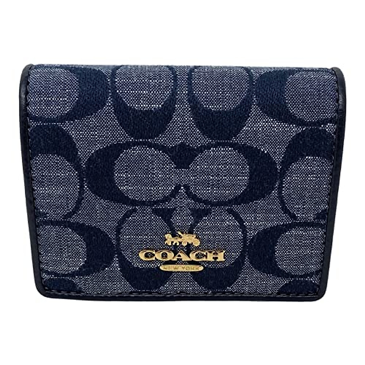 Coach Mini Wallet on a Chain in Signature Chambray Style No. C8667