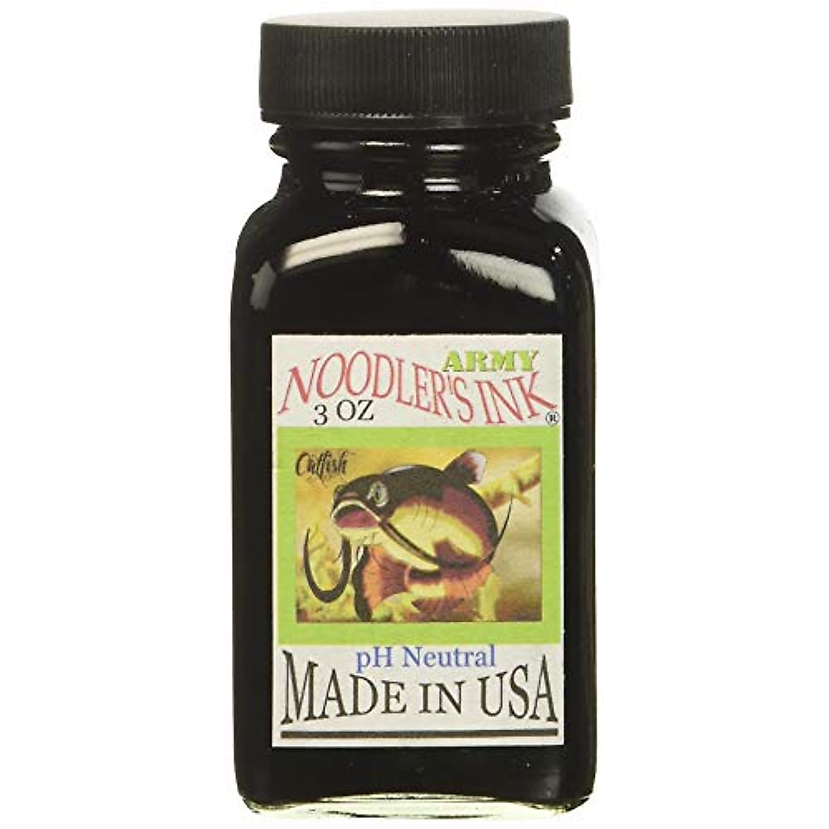 Noodler's Ink Fountain Pen Bottled Ink, 3oz, Army Green