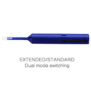 KELUSHI Fiber Optic Cleaner Equipment Connector End Face Cleaning Pen for 1.25mm LC/MU Connectors Cleaner Tools (Blue)