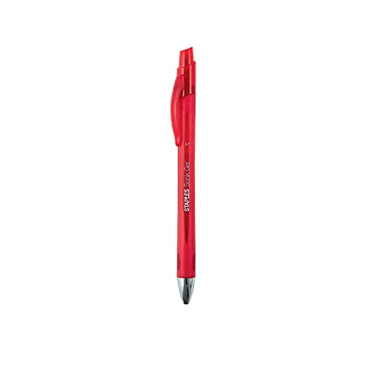 STAPLES 651255 Sonix Retractable Gel-Ink Pens Medium Point Red Dozen (13562-Cc)