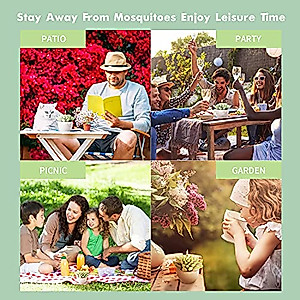 EMOHOME Citronella Aroma Candles, Succulent Candle Set with Terracotta Pots for Home and Party Decor, Festival Presents, Birthday Gifts.Gift.