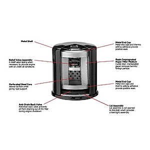 Oregon 83-013 Oil Filter Replaces Briggs & Stratton 492932S, Kohler 28 050 01-S, Kawasaki 49065-7007