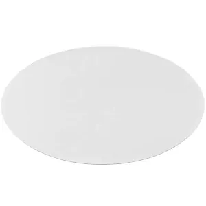 Modway Lippa 48" Mid-Century Modern Dining Table with Oval Top and Pedestal Base in White