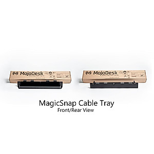 MojoDesk - Mojo Gamer Pro - Electric Standing Standing Desk for Esports PC Gaming - Bundled with 5 Accessories - Monitor Arm, PC Mount, Magnetic Cable Tray, Cable Chain, 6-Outlet Power Bar