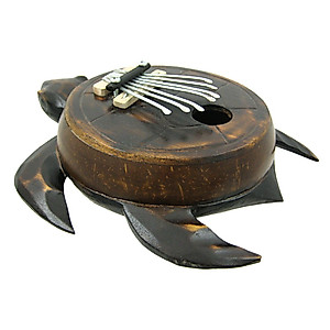 Turtle Kalimba Finger Thumb Piano Mbira Karimba 7 Keys Wood Percussion Instrument - JIVE® BRAND