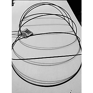 Floral Garden Pumpkin Wreath Form Metal Pack of 2 Halloween Craft Project Decorations