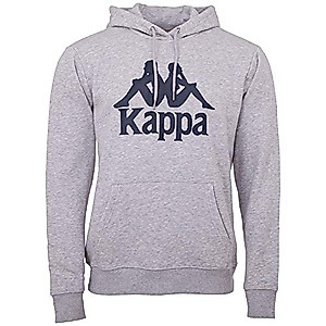 Kappa Taino Hooded 705322-18M, Mens, Grey Melange, XL