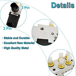 Ensun 2113200158 Air Suspension Control Valve Block Air Supply replacement for Mercedes CLS500 CLS550 E320 E350 E500 E55 E63 AMG