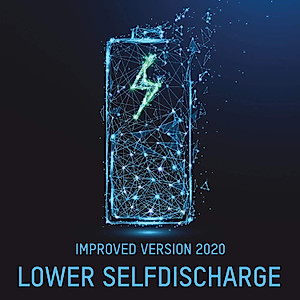 Ansmann AA 2850 Hybrid High Capacity, Low Discharge Rechargeable Batteries