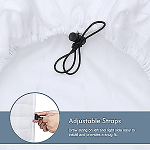 FILORA Indoor Window Air Conditioner Cover Window AC Units Covers for Inside 25 x 17 x 3.5 inches(L x H x D) White