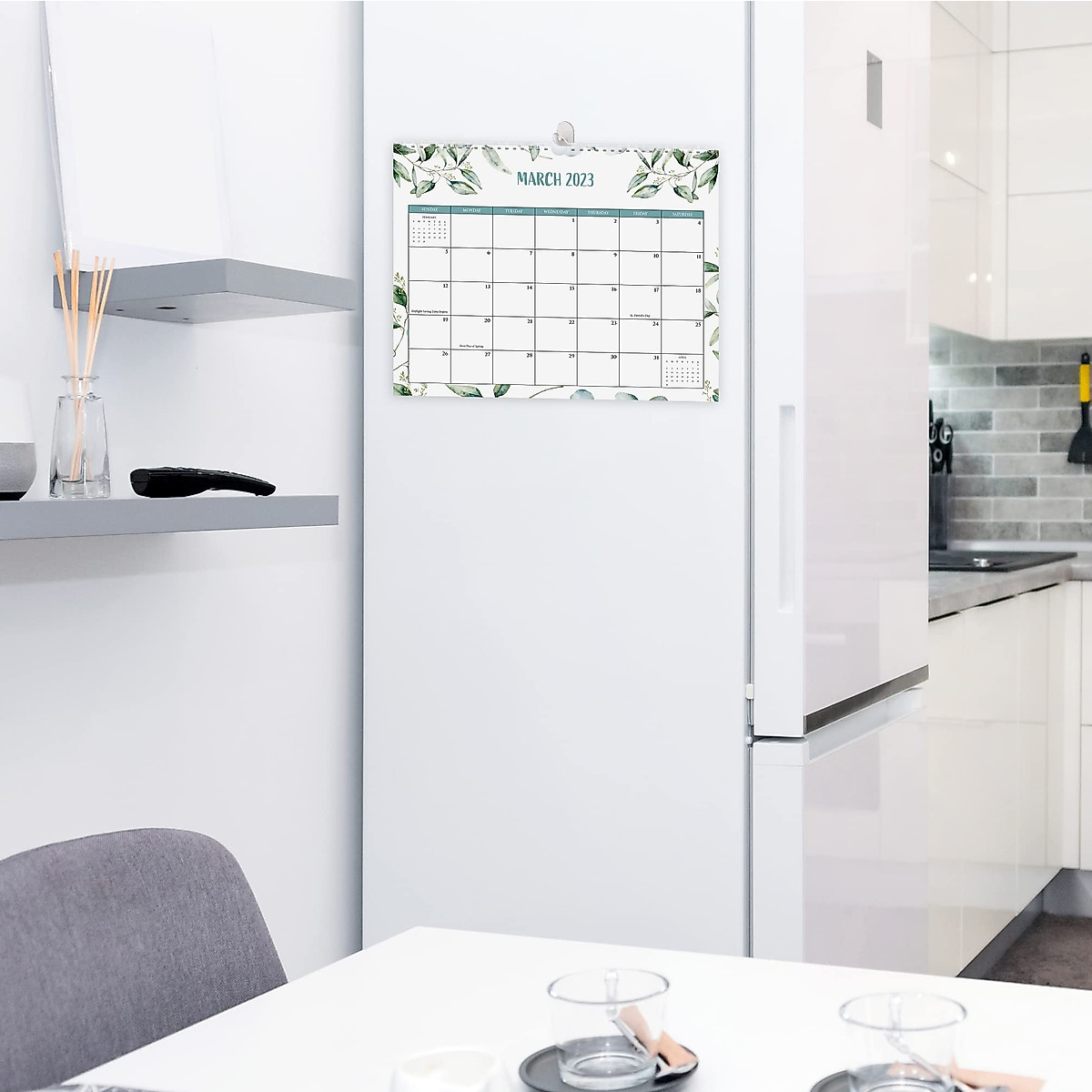 Aesthetic Greenery 2023 Wall Calendar - The Perfect Calendar for Easy Planning - Beautiful Calendar Decor to Enhance Your Kitchen or Office