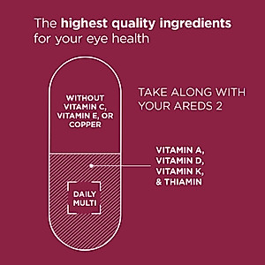 Viteyes Classic AREDS 2 Companion Multivitamin Supplement, Comprehensive Multivitamin Formula for AREDS 2 Users, 30 Capsules, Companion Caplet