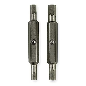 2 Piece Screwdriver Bit Set, 1/4"