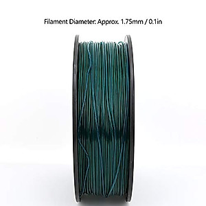 Grass Green 1.75mm 1KG PLA Printer Long Filament Printing Material Consumables