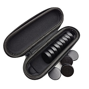 BrownCastle Crokinole Tournament Size Boards or Discs with Carry Case (Gliss Powder- Fast)