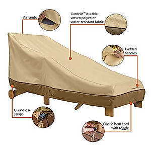 Classic Accessories Veranda Water-Resistant 78 Inch Patio Day Chaise Lounge Chair Cover, Patio Furniture Covers