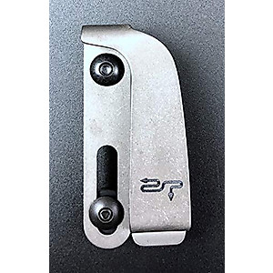 K-Sheath Clip- New Titanium Alloy Clip Fast Scabbard Clip for Kydex Sheath (Left-Clip Type)