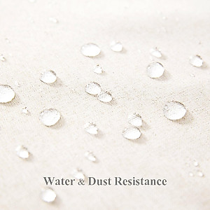 Yaofavo Outdoor Pillow Covers Set of 2, Waterproof Boho Farmhouse Throw Pillow Covers Geometric Pillow Cases for Patio Garden(Black&Cream White-10, 18x18 Inch)