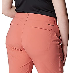 Columbia Women's Saturday Trail Long Short, Dark Coral, 12