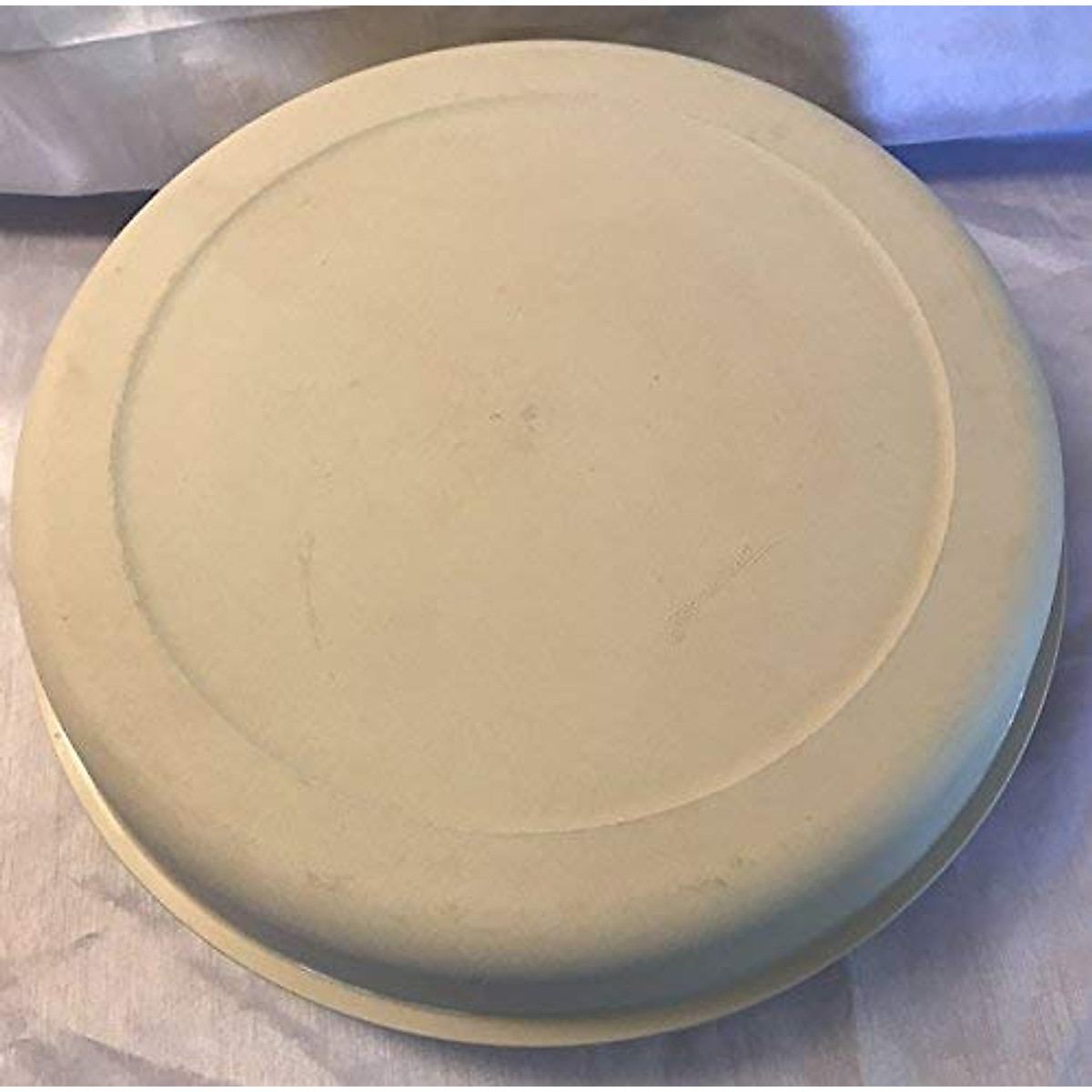 2 pc Vintage Tupperware 13.5" Veggie Dip Taco Divided Covered Party Tray Almond 1655 Holiday Appetizer ~ 7 Compartments