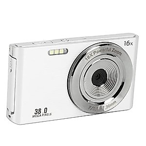Digital Camera, Compact Camera with 16X Digital Zoom Builtin Fill Light for Teens