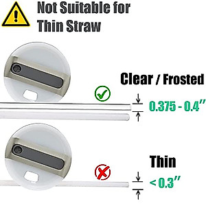 GINTBN Spill Stopper for Stanley 40 oz Tumbler with Handle 30 oz, Leak Stopper Compatible with Stanley Quencher H2.0 FlowState Tumbler 40 oz