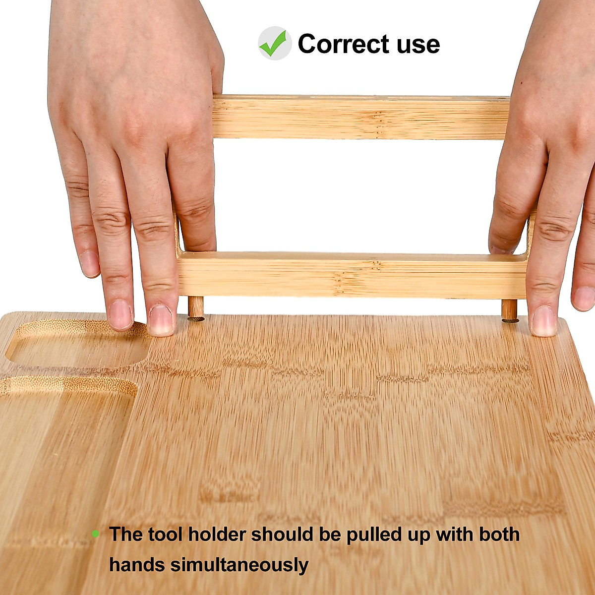 Lexda Bamboo Cheese Board and Knife Set - 14” x 11” Large Charcuterie Boards Set, Cheese Tray Platter Servers with Clasp Knife Holder, Gift for Anniversary, Housewarming, Christmas, Thanksgiving