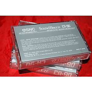 SNC Sound Breeze CR90 Blank Audio Cassette Collectible Rare New Soda Nikka
