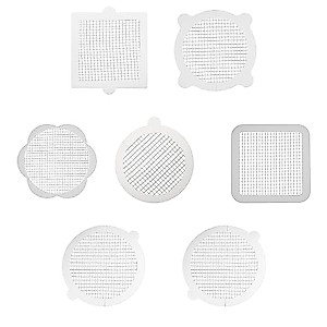 10pc Hair Catcher Drain Stopper For Bathroom Kitchen Disposables Floor Drain Mesh Stickers Bathtub Sink Hair Strainer