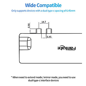 USB C Hub Multiport Adapter for MacBook Pro 2019/2018/2017, 8 in 1 USB C to Dual HDMI Adapter 4K 60Hz, 1Gbps Ethernet, SD/TF Card Reader and 100W PD Port, Dual USB 3.0 Docking Station