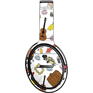 Skinit Decal Audio Skin Compatible with Bose QuietComfort 35 Headphones - Officially Licensed Warner Bros Classic Friends Icons Design