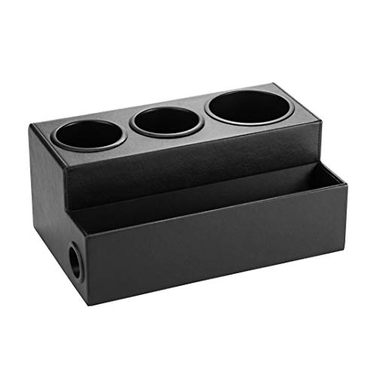 JackCubeDesign Hair Dryer Holder Hair Styling Product Care Tool Organizer Bath Supplies Accessories Tray Stand Storage Bathroom Vanity Countertop with 3 Holes(Black) – :MK154C