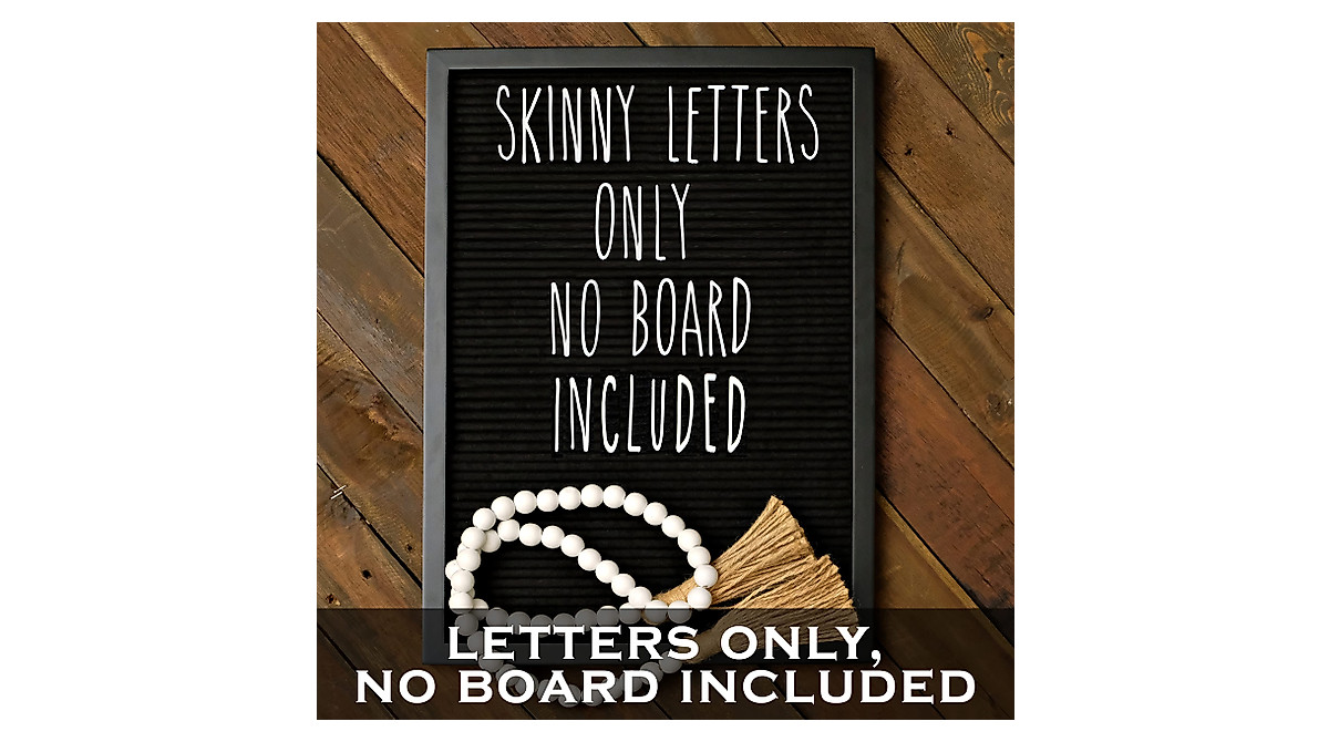 Skinny Letterboard Letters Set – Rae Dunn Farmhouse Style Decor