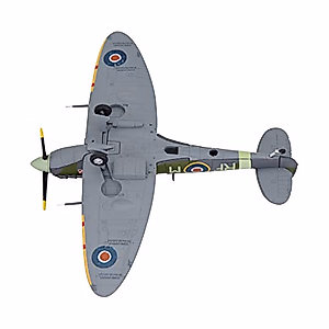 TANG DYNASTY(TM) 1:72 Supermarine Spitfire Fighter Attack Metal Plane Model, World War II Royal Air Force 1941, Military Airplane Model,Diecast Plane,for Collecting and Gift