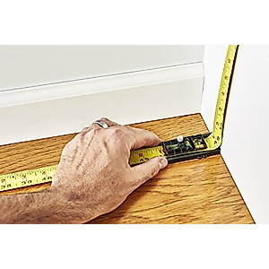 ADD AN INCH TOOL, Measuring tool for exact measurements in corners, accurate level marking and locks for repeated marks.