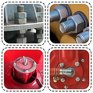 Biaungdo 30 Pcs M8x25mm Stainless Steel Flat Head Hex Socket Cap Bolts Screws Countersunk Connector Fastener