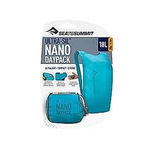 Sea to Summit Ultra-Sil Nano Ultralight Day Pack, 18-Liter, White