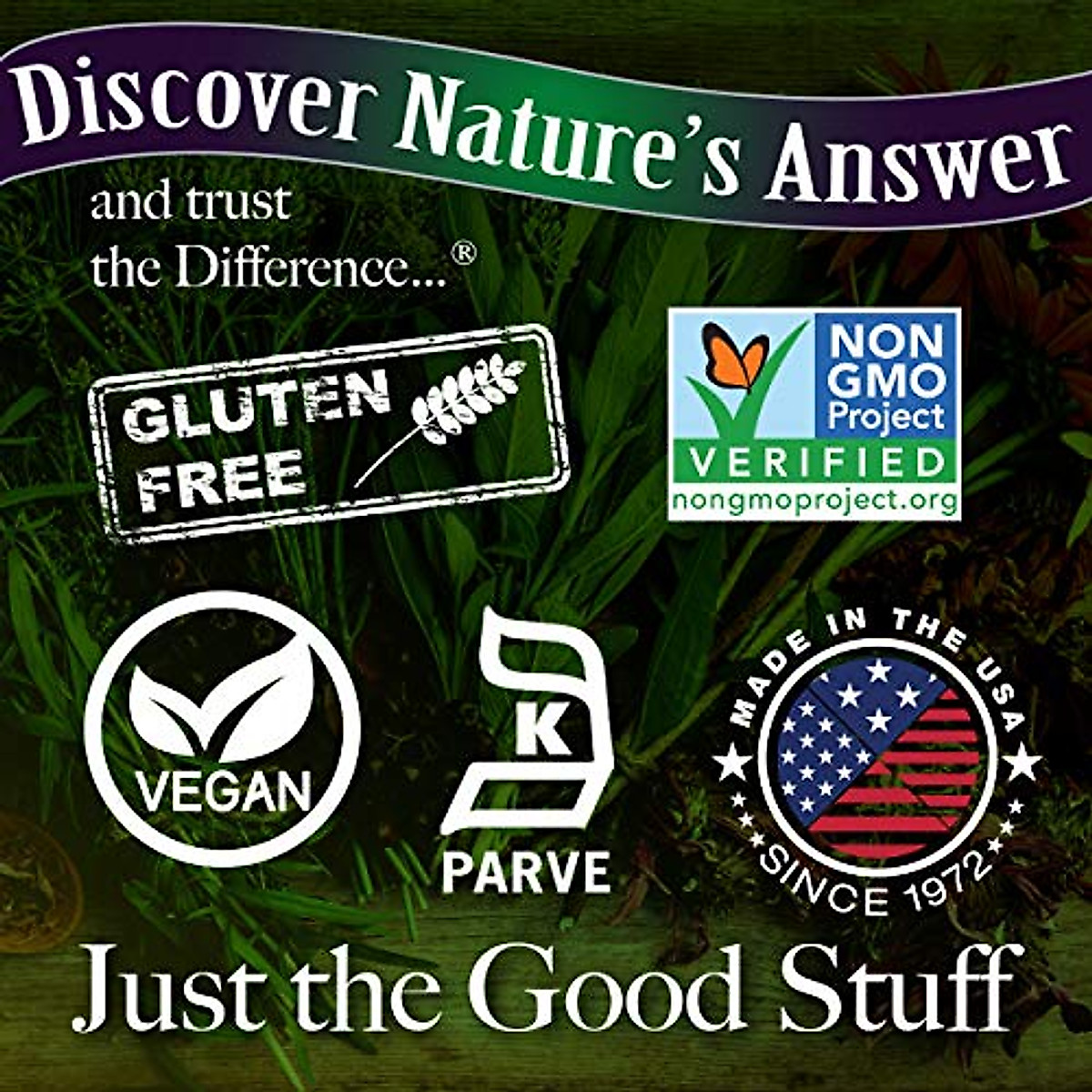 Nature's Answer Vitex Agnus-Castus Chastetree Berry 40mg 90-Capsules | Female Support Supplement | Glute-Free | Non-GMO | Vegan | Single Count