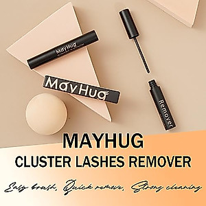 Mayhug Lash Remover 5ML DIY Eyelash Extension Remover Cluster Lash Glue Remover, Eyelash Glue Remover for False Lashes Adhesive Remover Gentle Cluster Lash Remover Oil