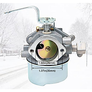 NOTETOUPT 640152 Carburetor for Tecumseh HM80 HM90 HM100 8HP 10HP Engine Snow Blower Mower 5000w Generator 640152 640152A 640023 640260 640260A 640260B 640051 640140-10 HP Carburetor