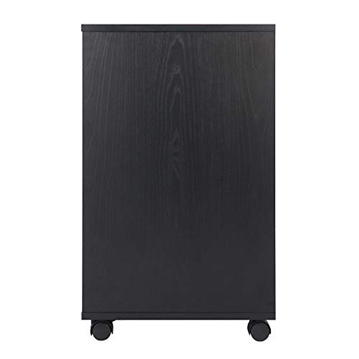 Ergode Halifax 3 Section Mobile Storage Cabinet, Black