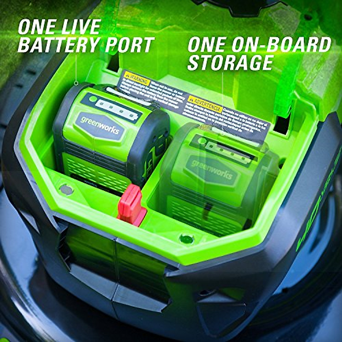 Greenworks 40V 21 inch Self-Propelled Cordless Lawn Mower, Battery Not Included MO40L02