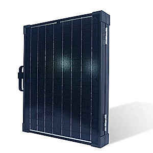 Nature Power 40-watt Portable Monocrystalline Solar Panel for 12-Volt Charging in Briefcase Design