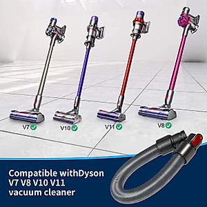 Flexible Extension Hose Attachment for Dyson V7 V8 V10 V11 V15 Cordless Stick Vacuum Cleaner Accessory and Vacuum Attachment Accessories。