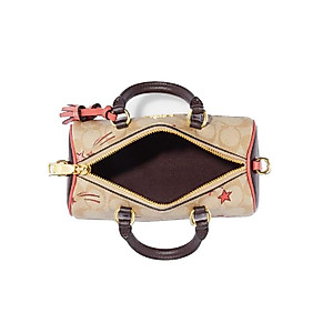 COACH Women's Lacey Crossbody in Signature Canvas (Signature Heart Star - Light Khaki Multi)
