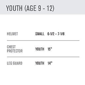 EASTON ELITE X Baseball Catchers Equipment Box Set, Youth, Navy/Red