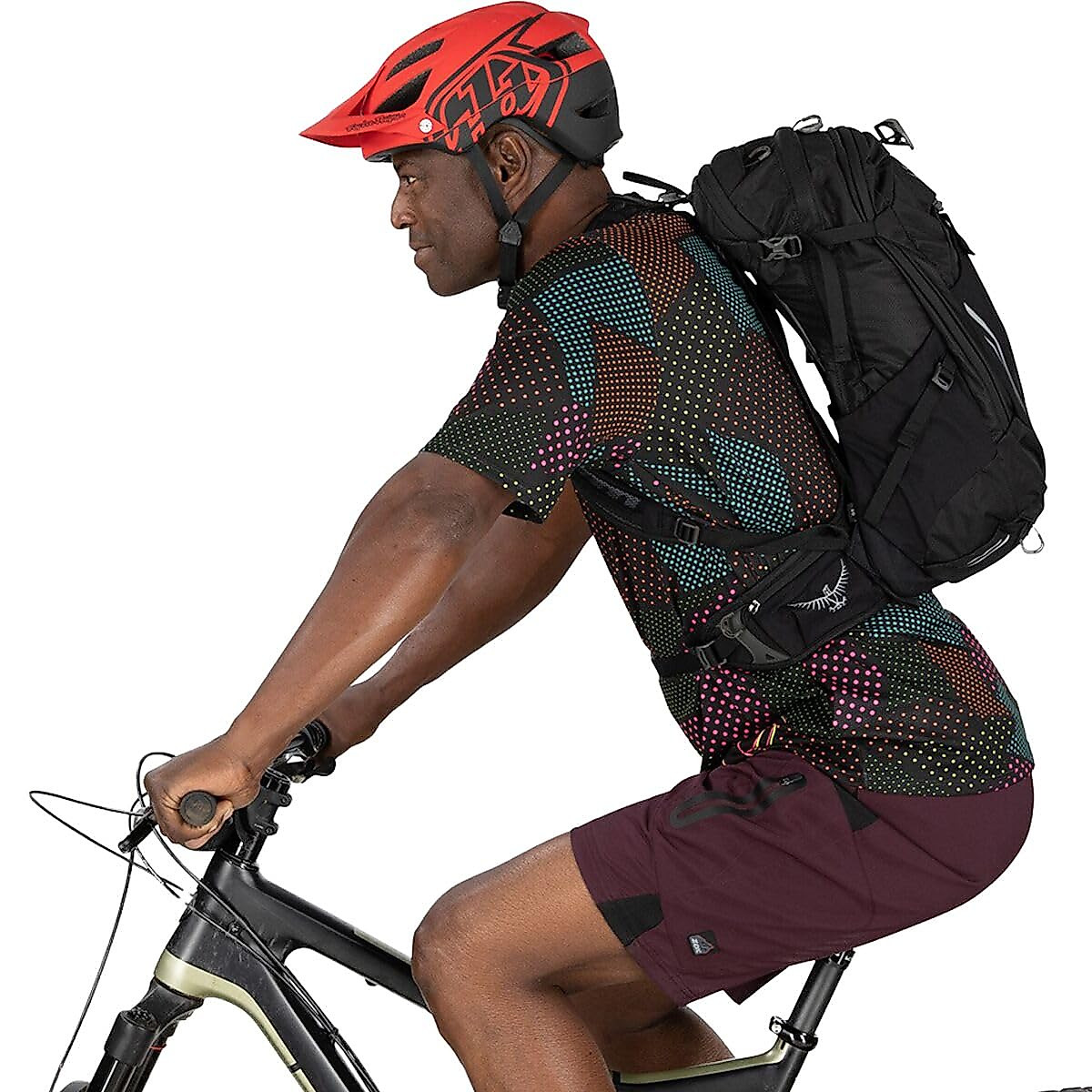 Osprey Syncro 20L Men's Hiking Backpack with Hydraulics Reservoir, Black