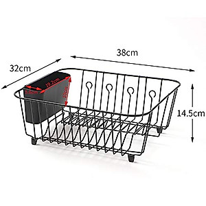 Kitchen Cupboard Organizers for Cups-Kitchenaid Dish Drainer Drying Rack-Plate and Bowl Organizer for Cabinet-Kitchen Rack for Utensils-Kitchen Racks and Shelves- Kitchen Racks for Storage