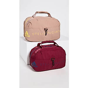 adidas by Stella McCartney Women's Wash Kit Travel Bag Set, Burg/Mys Blue/Camel/Yel, One Size